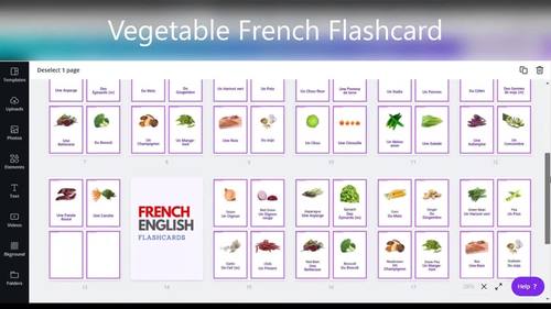 Vegetables French flashcards vegetables Les Légumes by Language Forum