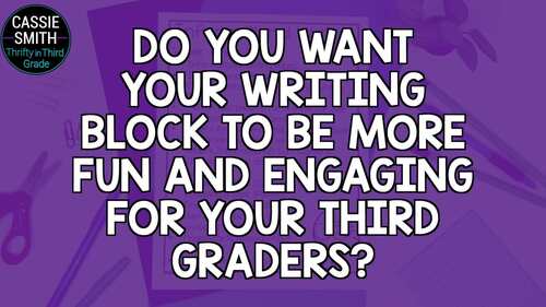 Informational Writing Unit 3rd Grade Graphic Organizer Anchor Charts ...