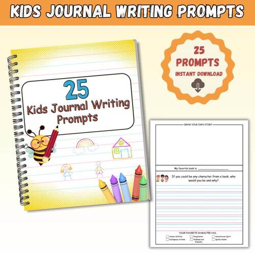 Summer Writing Prompts- Creative Writing Prompts- Grade 1, 2, and 3