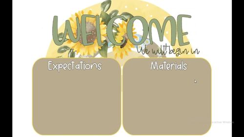 Daily Classroom Slides -- Editable - Floral Rainbow Decor | TPT