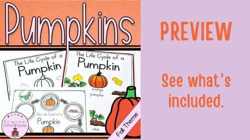 Pumpkins by Angie's Schoolhouse | Teachers Pay Teachers