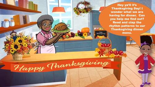 Thanksgiving Dinner Rhythm by Musically yours Miss Barker | TPT