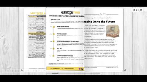 5th Grade Reading Comprehension Passages | RL.5.4 Vocabulary ...