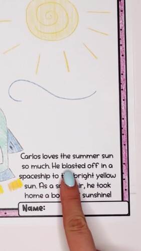 Summer Reading Comprehension | Visualizing | Mental Image | TPT