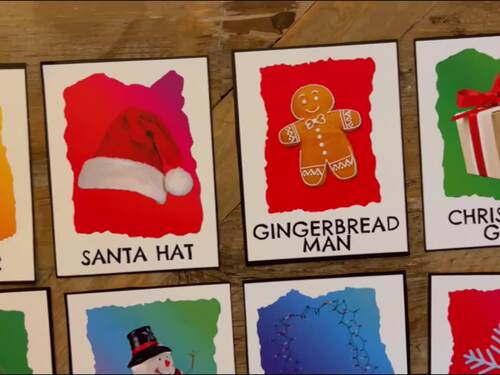 Christmas Scavenger Hunt Holiday Activity Preschool Kindergarten First ...