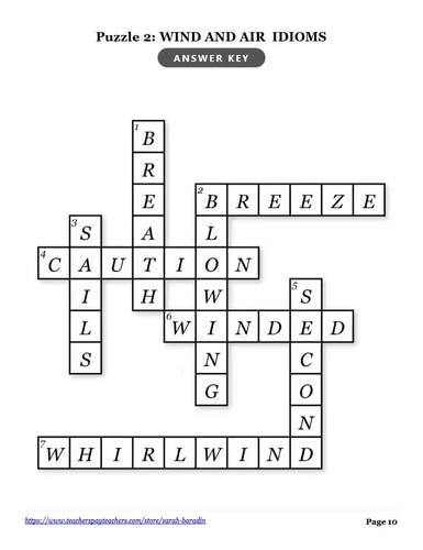 Idioms: Weather Themes figurative language Sub Plans: Beginner ESL ...