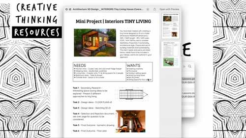 3D Design your Tiny House Home Interior | Architecture & Construction