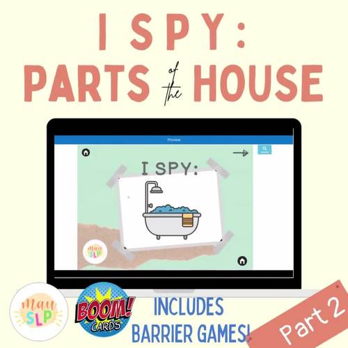 I Spy: Parts of the House with barrier games (Part 2) by Mau SLP