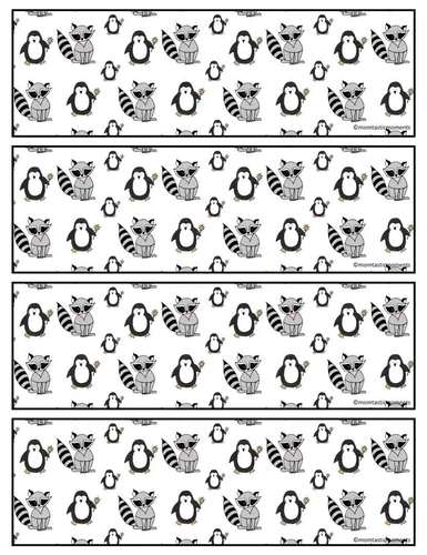 Bulletin Board Borders - Cute Animals by Momtastic Moments | TPT