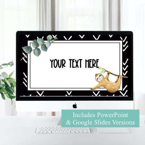 Sloth Google Slides Templates and PPT by Shayna Vohs | TPT