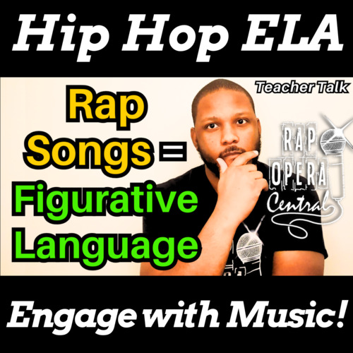 Figurative Language Worksheets with Rap Song Lyrics Fun No Prep Activities