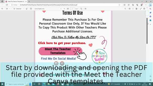 Meet the Teacher Template Editable Boho Style | 6 Templates Editable Canva