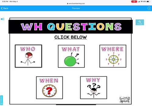 WH Questions BOOM Cards™ {Speech Therapy Distance Learning} by Kristine ...