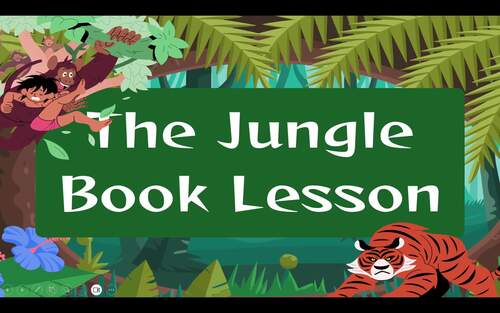 The Jungle Book ESL/ELL PowerPoint Lesson + Handout A1/A2 Level | TPT