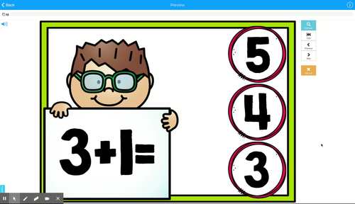 Addition to 5 Digital Math Activity Kindergarten by Krafty In Kinder Shop