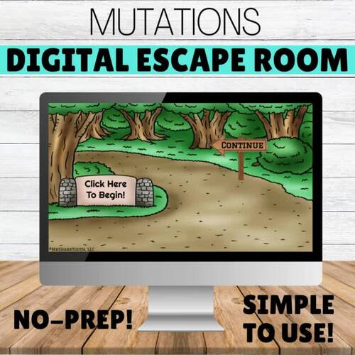Mutations Escape Room Activity - MS-LS3-1 Genetic Traits Digital Review ...