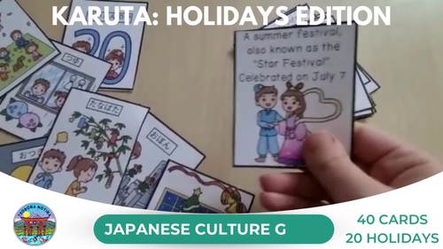Japanese Cards Games: Japan's Festivals and Holidays Karuta by Teodora ...