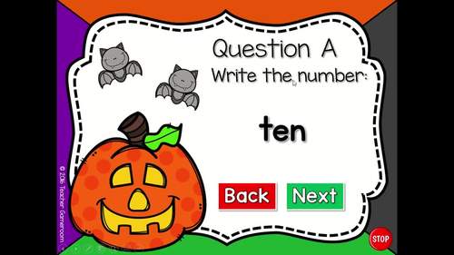 Writing Numbers in Standard Form Halloween Digital Task Cards | TpT