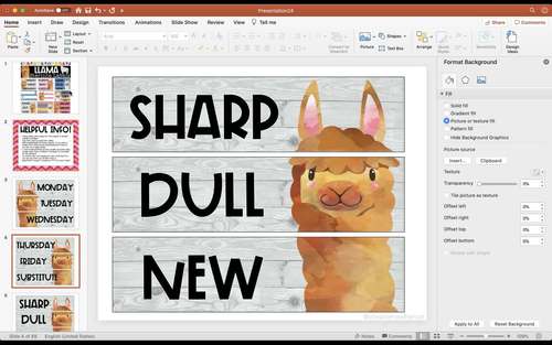 Editable 3 Drawer Sterilite Labels (Llama Classroom Theme) | TpT