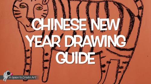 Let's Draw! Chinese New Year Drawing Guide; How-to Draw & Coloring Sheets