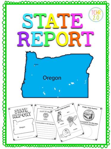 Oregon State Research Report by TCHR Two Point 0 | TpT