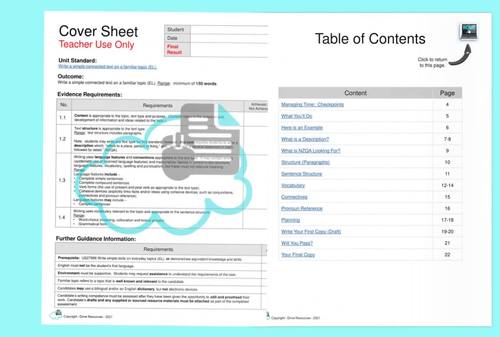 ESL - Write a Simple Connected Text on a Familiar Topic (ESL) | TPT