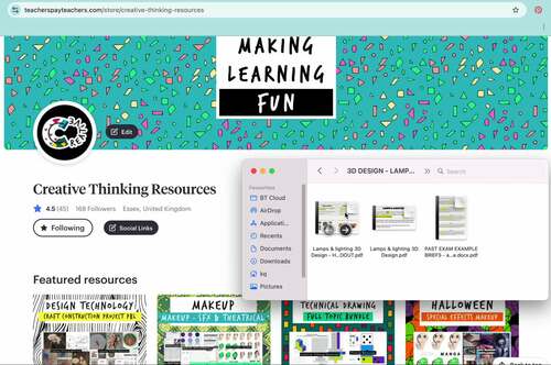 3D DESIGN Product Design - LAMPS & LIGHTS - MOCK EXAM PBL - Practical ...