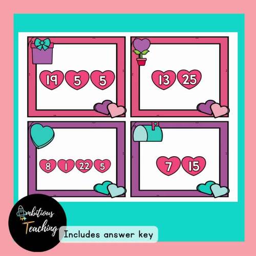 Valentine's Day Sight Word Center by Ambitious Teaching in K | TPT