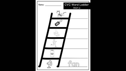 Rhyming - Short A Word Families Packet (NO-PREP) by Elementary Wonders