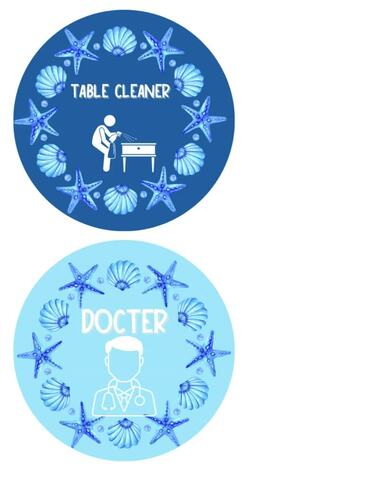 Ocean Classroom Jobs l Ocean-Themed Editable Classroom Jobs With Visuals