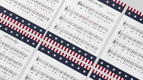 Hail to the Chief - Presidential Anthem | Lead Sheet Music with Lyrics ...