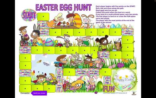 Editable Phonics Game and Roll & Read Templates | Easter Theme | Egg Hunt