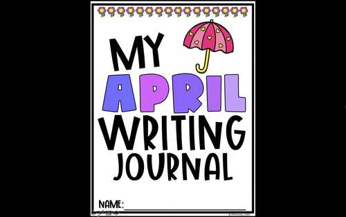 April Writing Journal by Elementary Littles | TPT