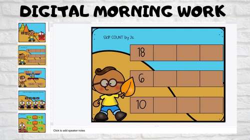 Digital morning work November week 1 Google Slides - English | TPT