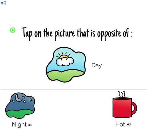 Antonyms | Boom Cards | Speech Therapy | ELA | Vocabulary | TPT