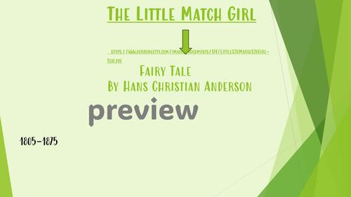 Little Match Girl by H.C. Anderson short story intro & prereading ...