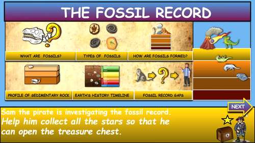 The Fossil Record: Interactive Google Slides + Printable Worksheets