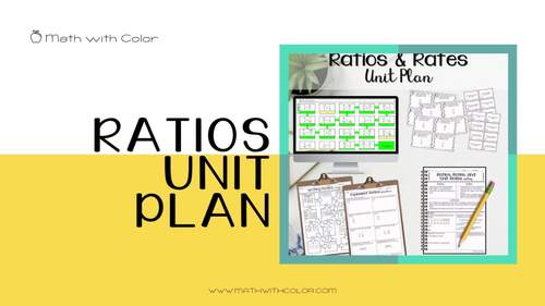 Ratios Lessons by Math with Color | TPT