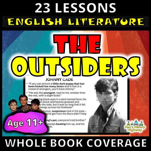 The Outsiders by S. E. Hinton | 23 Lessons Covering the Whole Book ...