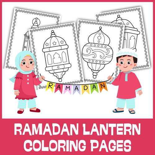 Ramadan Lantern Coloring Pages | Ramadan & Eid Activities For Kids!