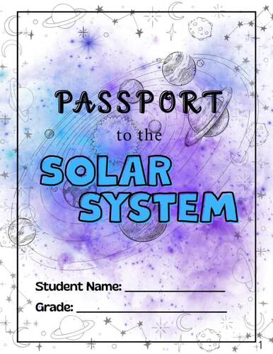 Passport to Planets & Solar System| ELA, Math, Astronomy Space ...