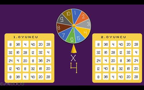 Diz-X Game (Multiplication) by Math Store | TPT