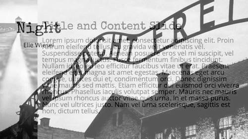 NIGHT Slides Theme - For PowerPoint, Slides, Keynote by A Classical ...