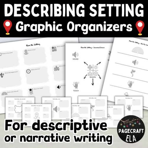 Create the Setting | Graphic Organizers | Narrative Craft and Process ...