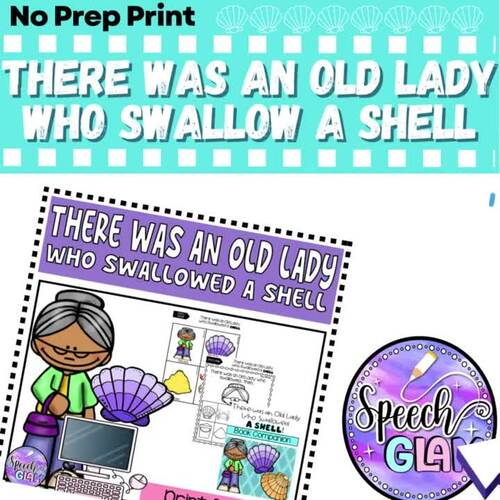 There Was An Old Lady Who Swallowed A Shell (+Interactive Books & Boom ...