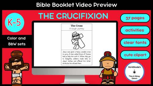 Bible Booklet: The Crucifixion of Jesus by WorldSkoolie | TPT