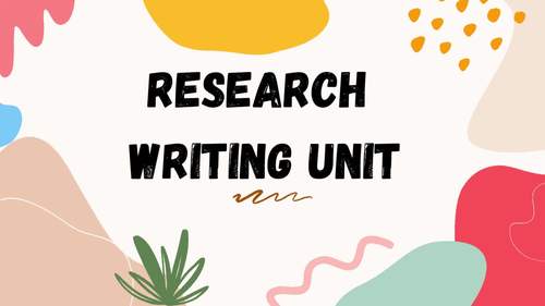 2nd Grade Writing Lesson Plan for Research by Sarah's Writing Spot