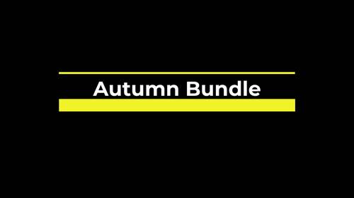 AUTUMN BUNDLE | 3 Directed Drawing & Watercolor Painting Art Projects ...