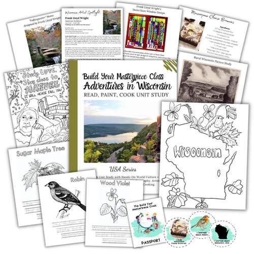 Adventures in Wisconsin & Frank Lloyd Wright Study - USA Series | TPT