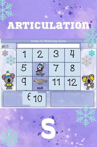 Articulation S Games Boom Cards™ by Augment HS | TPT